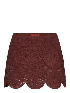 SIMONMILLER SIMONMILLER Crochet Beep Beep Mini Skirt